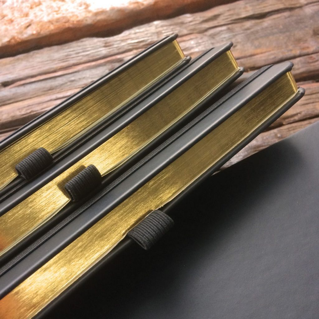 Luxury Black and Gold Notebook - JPP Business Gifts